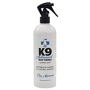 Draw It Out K9 Advanced Relief Spray Dog Pain Relief Spray, Topical Analgesic Pain Relief for Dogs - Dog Pain Reliever for Joint, Muscle Pain, Dog Arthritis and Dog Hip Pain Relief (16oz)
