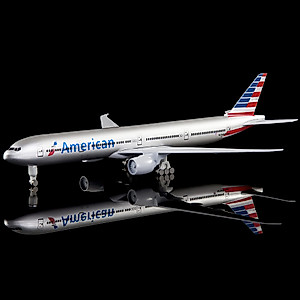 Busyflies 1:300 Scale American Boeing 777 Airplane Models Alloy Diecast Airplane Model