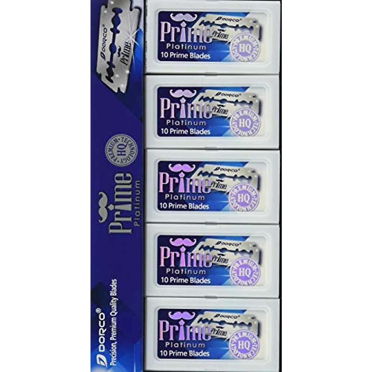 Dorco 100 Piece Prime Double Edge Razor Blades