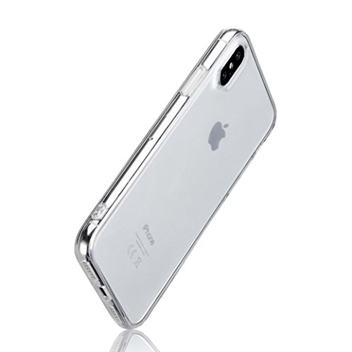 technext020 for iPhone Xs Clear Case, Shockproof Ultra Slim Fit Silicone iPhone 10 Transparent Cover TPU Soft Gel Rubber Cover Shock Resistance Protective Back Bumper for iPhone X Clear