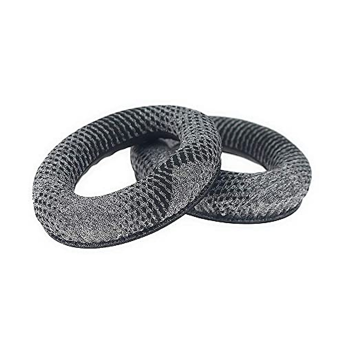 Krone Kalpasmos Premium Bose QC35 Headphones Ear Pads, Fits QuietComfort 35 ii / QC25 / QC2 / QC15 / Ae2 / Ae2i / Ae2w / SoundTrue & SoundLink(Over-Ear), Memory Foam Cushion – Black + Grey Fabric