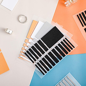 16 Sheets Invisible Ring Size Adjuster with 2 Pieces Plastic Ring Guard Ring Size Adjuster for Loose Jewelry Rings Guard Tightener, Spacer, Sizer, Fixing Wide Rings, 4 Colors, 2 Kinds of Thickness