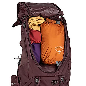 Osprey Kyte 58L Women's Backpacking Backpack with Hipbelt, Elderberry Purple, WM/L