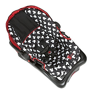 Disney Light 'n Comfy Luxe Infant Car Seat, Mickey Silhouette