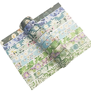 FKEYTO Washi Tape Set,Great for Bullet Journal Supplies, Arts, Scrapbook, DIY Crafts, Planners