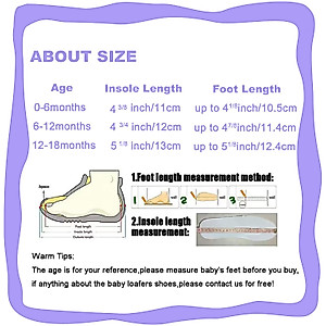 LONSOEN Infant Shoes Boys Loafers Baby Girls Crib Moccasins Classic Synthetic Leather Wedding Dress Shoes,BAY209 Black 6-12 Months