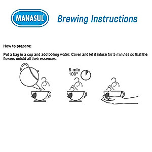 MANASUL CLASSIC - Laxative Infusion Based On Senna, Peppermint, Lemon Balm, Liquorice and Anise. Herbal Tea with Calming Effect. 50 Tea Sachets.