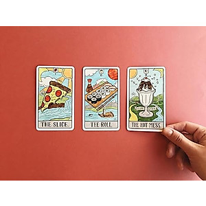Food Fortunes Card Deck (Gifts for Foodies, Food Lover Gifts, Funny Tarot Cards, Funny Deck of Cards)