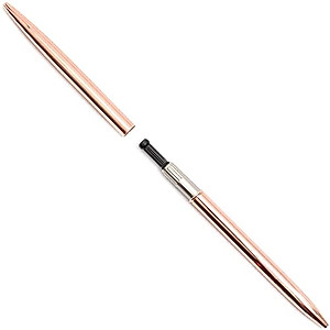 Juvale 12 Pack Ballpoint Rose Gold Pens for Women and Men, Business Students, Teachers, Bulk Set for Office Supplies, New Employee Welcome Gifts, Guestbook (6.4 Inches)