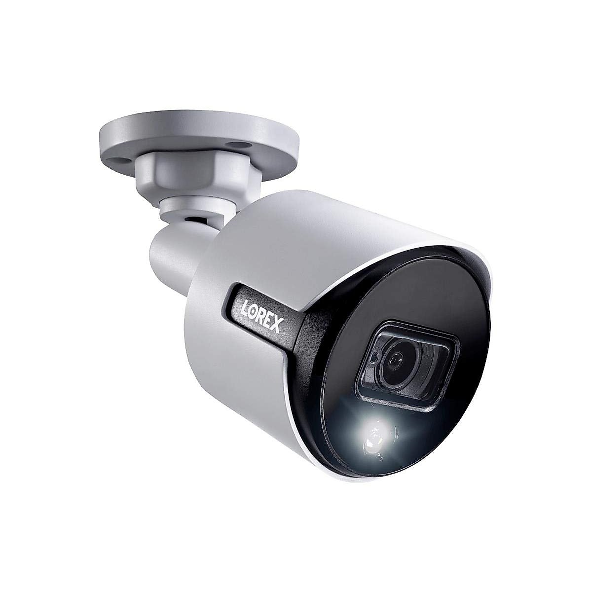 Lorex C881DA 4K Ultra HD Analog Active Deterrence Security Bullet Camera with Color Night Vision, 135ft IR NV, IP67, Works with D841, D861, D862, D871B, LHV5100, Camera Only, White, 4PK(M.Refurbished)