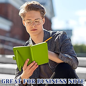 28 Pack Lined Notebook Journal Bulk A5 Hardcover Notebook PU Leather College Ruled Notepad 5.5 x 8.2 Inch Ruled Lined Journal Set With Pen Holder for School Business Work Travel Writing(Mixed Color)