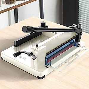 Paper Cutter 12 Inch, Heavy Duty Paper Cutter for A4 Paper, Guillotine Paper Cutter 400 Sheet Capacity, Solid Steel Construction
