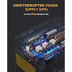 VTOMAN FlashSpeed 1500 Power Station 1548Wh Solar Generator 1500W(3000W Peak) Backup LFP Battery Expandable To 3096Wh Recharge 0-100% Within 1 Hour For Electric Backup Blackout Emergency