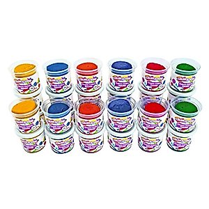 Colorations Classic Dough, 5 oz. - set of 30, Soft and Easy to Mold-Does Not Crumble for Sensory Play, Fine Motor Development-Non-Toxic