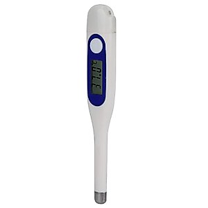 Veterinary Electronic Thermometer LCD Digital Animal Thermometer for Cattle Sheep Horses Pigogs Use,Garden Ding Poultry Ding Plies