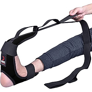 DMoose Calf Stretcher & Foot Stretcher for Plantar Fasciitis - Hamstring Stretcher Stretching Strap for Achilles Tendonitis, Leg Stretcher Ligament Stretching Belt for Pain Relief, Dancers and Yoga