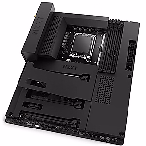 NZXT N7 Z690 Motherboard - N7-Z69XT-B1 - Intel Z690 chipset (Supports 12th Gen CPUs) - ATX Gaming Motherboard - Integrated I/O Shield - WiFi 6E connectivity - Bluetooth V5.2 - Black