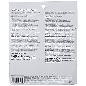 Safety 1st Child Proof Clear View Stove Knob Covers (Set of 5)
