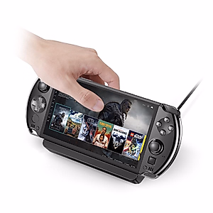 GPD Win 4 2023, Portable Handheld Game Console 6" Touchscreen 1920X1080 Mini Laptop UMPC Win 11 CPU AMD Ryzen 5 7640U 16GB LPDDR5 RAM/512GB M.2 NVMe 2280 SSD Black