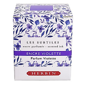 Herbin Georges Lalo 13710T Scented Ink Lavender, 30 ml, 4.90 x 4.90 x 5.20 cm, Violette
