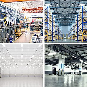 Maxxima High Bay Fixture Mount - 360 Degree PIR Occupancy Sensor, Hard Wired Indoor Motion Sensor, Automatic Commercial or Residential Lighting Solution, Max Height 30 Ft, 120-277V