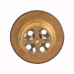 EZ-Flo Trip Lever Chrome Plated Brass Bath Drain Assembly with Drain Washer, 1-3/8 Inch x 16 Fine Thread, 35268