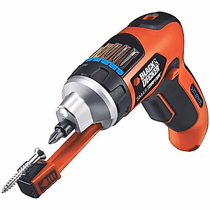 BLACK+DECKER 4V MAX Cordless Screwdriver with Screw Holder, SmartSelect (LI4000)