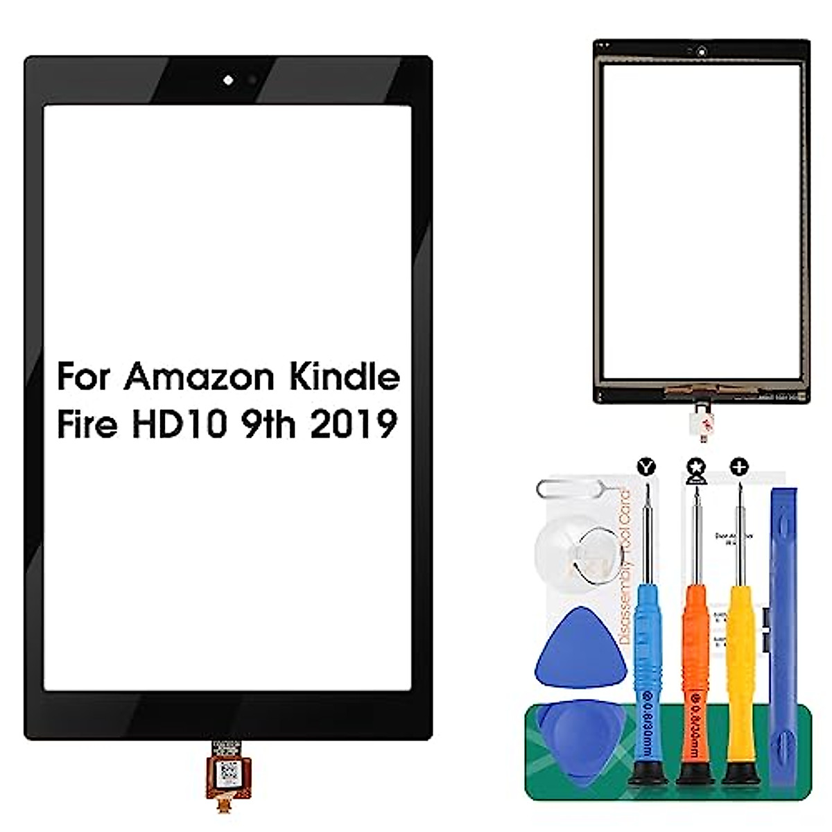 for Amazon Kindle Fire HD 10 9th 2019 Screen Replacement for M2V3R5 Touch Screen Digitizer Glass Panel Parts