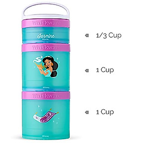 Whiskware Container Stackable Snack, 2 1/3 Cup, Ariel and Flounder