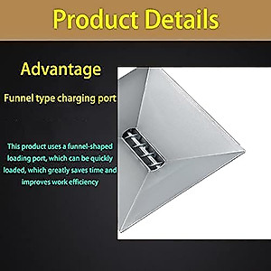 Mortar Grout Gun HOUBYU Portable Cement Caulking Gun Pointing Grouting Caulking with 9 Nozzles (Without Electric Drill)