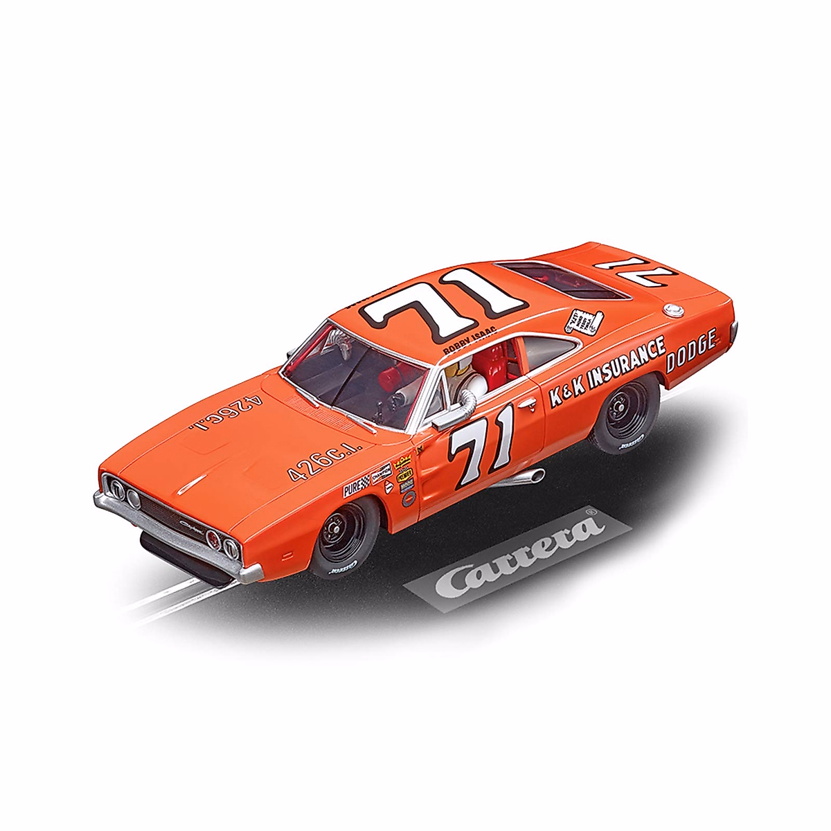 Carrera 30942 Dodge Charger 500 No. 71 1:32 Scale Digital Slot Car Racing Vehicle Digital Slot Car Race Tracks