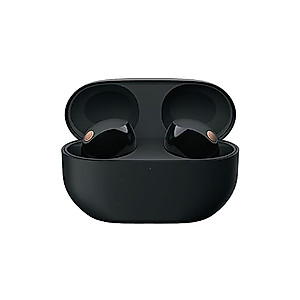 Sony WF-1000XM5 True Wireless Bluetooth Noise Cancelling in-Ear Headphones (Black) with Dual Pad Wireless Charger Bundle (2 Items)