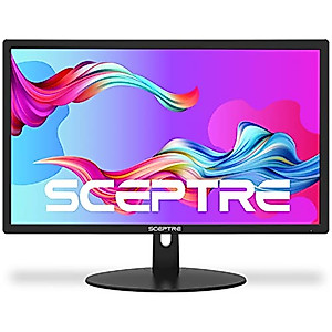 Sceptre IPS 22 inch 1080p Gaming Monitor 75Hz HDMI x2 99% sRGB up to 320 Lux Blue Light Filter Build-in Speakers, Machine Black (E225W-FPT Series)