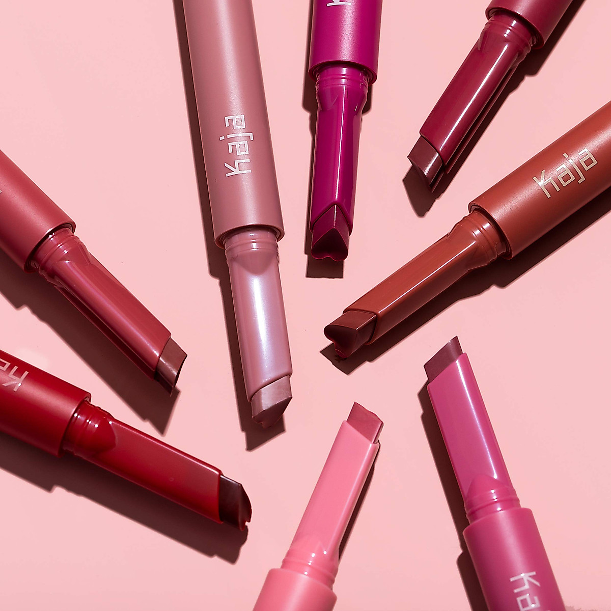 Kaja Lip Gloss - Heart Melter | High-shine, Glossy Finish, Playful Bubblegum Pink, Moisturize, 02 Sweet Talk, 0.04 Oz