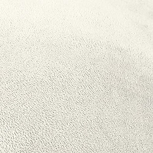 Granbest Velvet Plush Recliner Chair Cover High Stretch Recliner Slipcover Furniture Protector with Pockets(Creamy White)