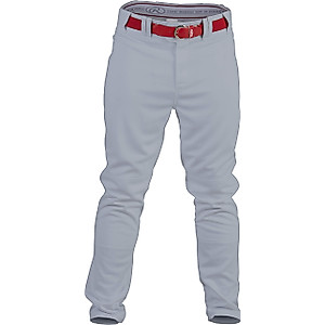 Rawlings PRO 150 Series Game/Practice Baseball Pant | Youth X-Large | Grey| Relaxed Fit