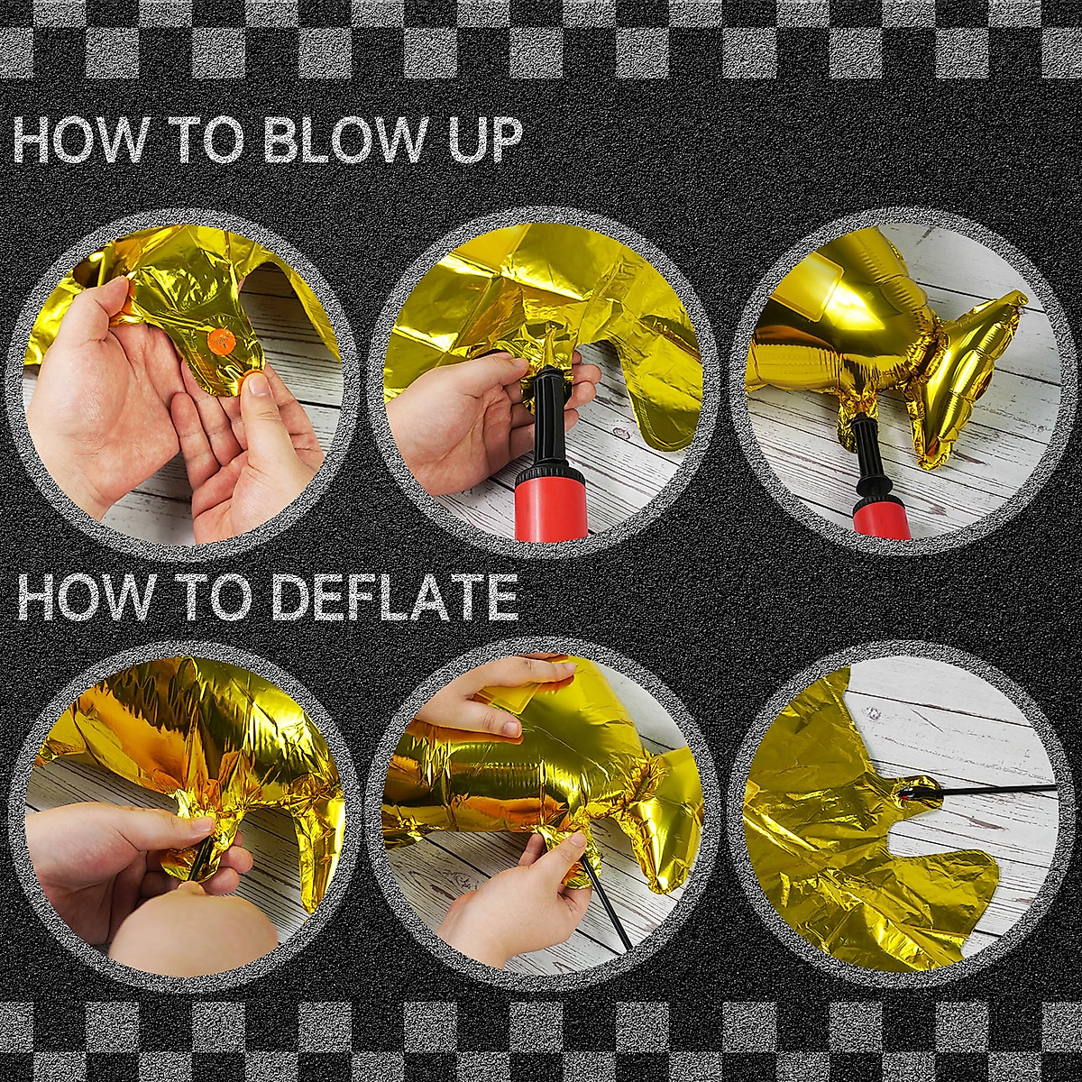 Car Race Balloons Race Car Party Decorations Helmets Tires Racer Balloons for Man Boy Kid Race Car Theme Party Two Fast Birthday Decorations Baby Shower Supplies (Race 1)