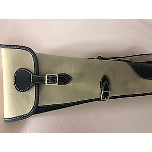Equinez Tools RAXINE LEATHER HUNTING SHOT GUN CASE