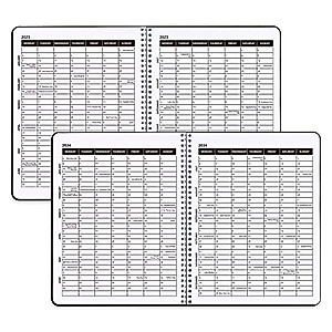 Office Planner Jan 2023- Dec 2024 Monthly Calendar Planner - 9 × 11 Time Management Personal Planner Hard PVC Cover with Spiral Bound