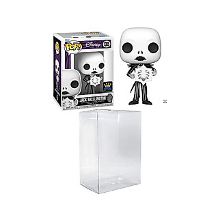 Funko Pop! Disney: The Nightmare Before Christmas 30th Anniversary - Jack Skellington with Snowflake Specialty Series Bundled with a Byron's Attic Protector