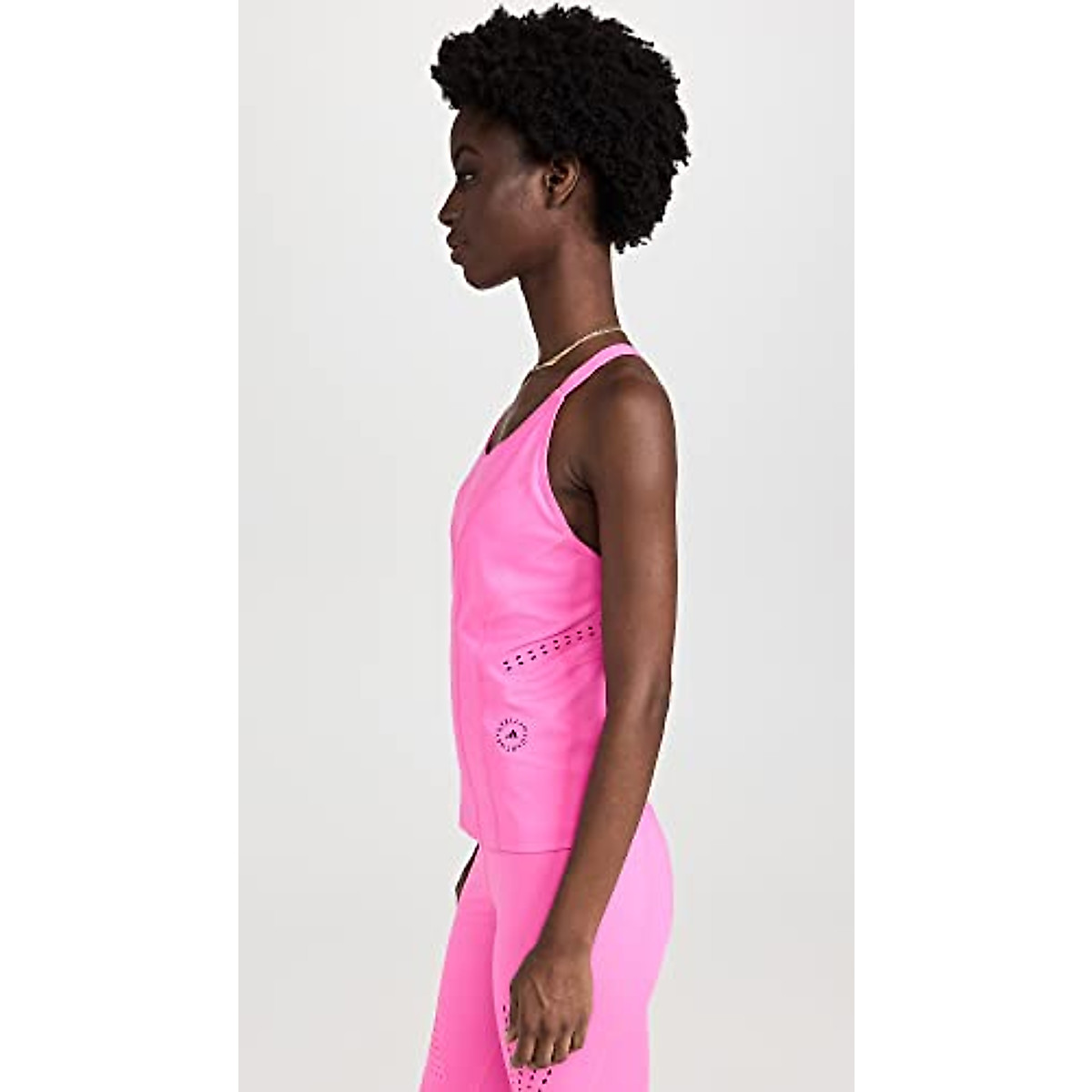 adidas by Stella McCartney Women's TruePurpose Training Tanktop, Screaming Pink, S