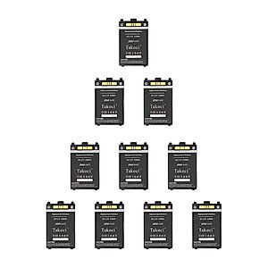 GIKYSUIZ 10-Pack 2050mAh Replacement Battery for Symbol BTRY-MC70EAB00 Compatible with Symbol MC70 MC75 Series Mobile Computers