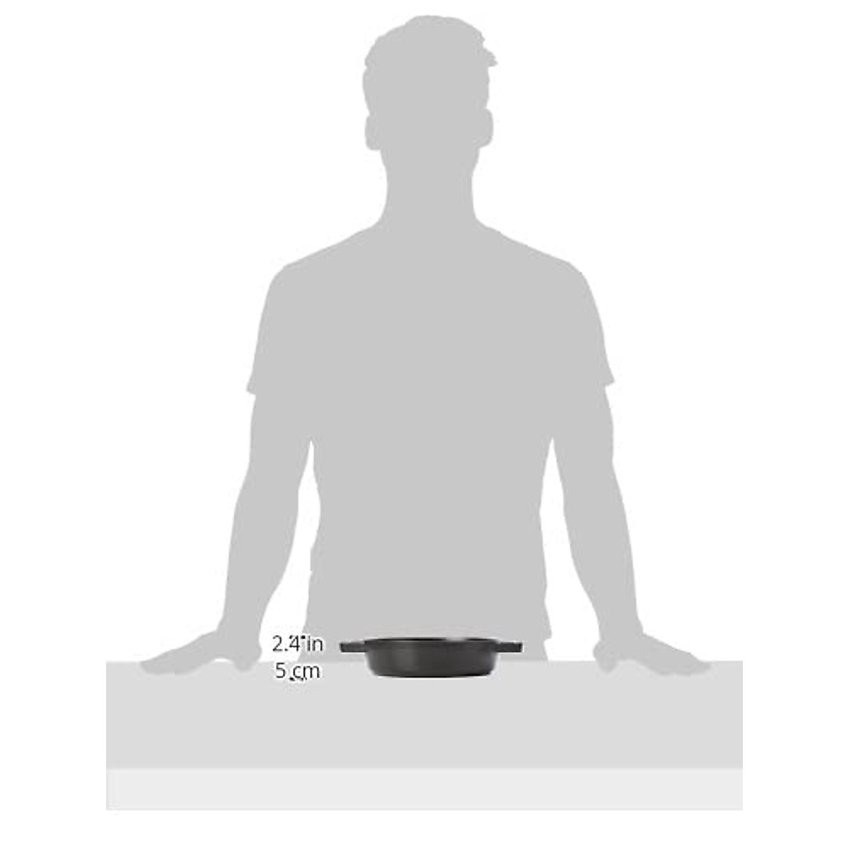 Staub Bratpfanne mit Zwei Griffen, 20 cm, Schwarz Cast Iron Double Handle Fry Pan, 20cm, Black