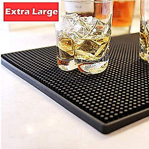 AltraTech Dish Drying Mat Silicone Drying Mat Dish Mat Dishwasher Safe For Kitchen, Bars (24“ x 12“)