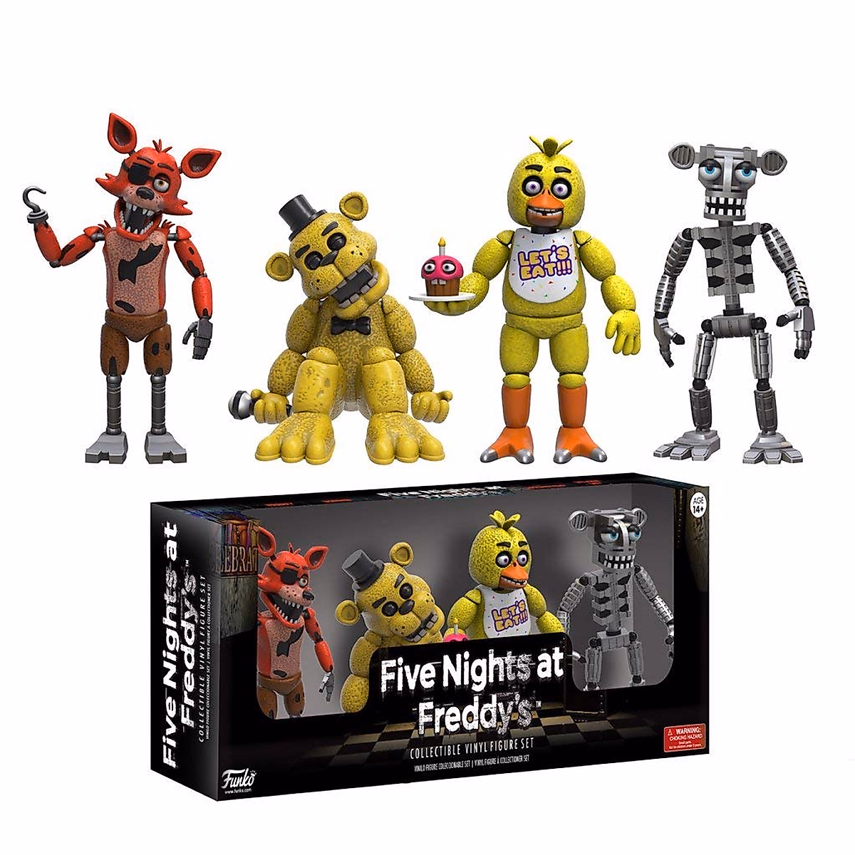 Funko Five Nights at Freddy's 4 Figure Pack(1 Set), 2"