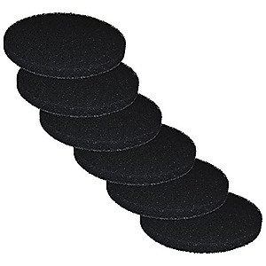Zanyzap 6 Carbon Impregnated Foam Pads for Fluval FX4 / FX5 / FX6 Canister Filter