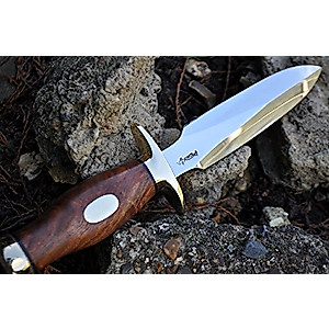 Perkin - Fixed Blade Hunting Knife With Sheath For Belt - JES