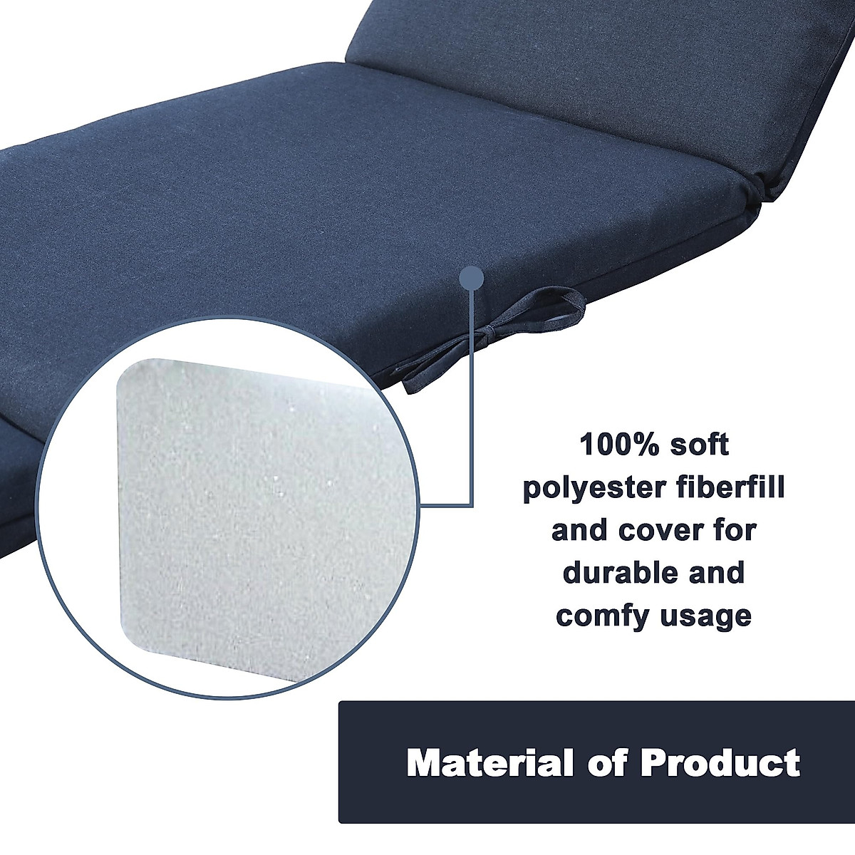 SewKer] Indoor/Outdoor Patio Chaise Lounge Cushion 3601-3603 (Green)