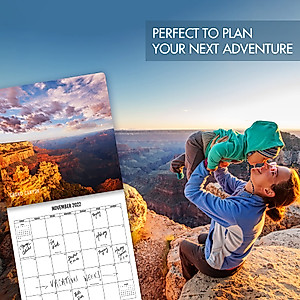 The Ultimate 2023 US National Park Wall Calendar - Runs Until December 2023 - The Perfect Monthly Calendar With Breathtaking Nature Pictures