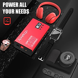 Jump Starter with Air Compressor, 2800A Peak 20000mAh Portable Battery Booster (Up to 8.5L Gas,7L Diesel Engines) with 100PSI Digital Tire Inflator,12V Car Lithium Battery Jump Box Pack Power Charger